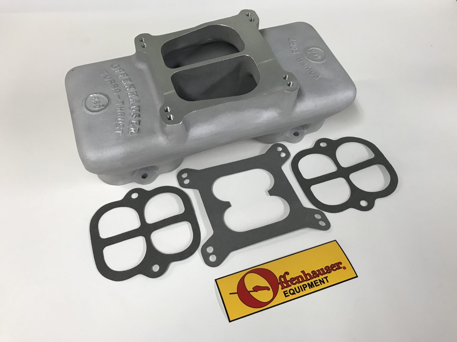 Offenhauser 5932 Ford 351 Cleveland Turbo Thrust Power Port Manifold ...